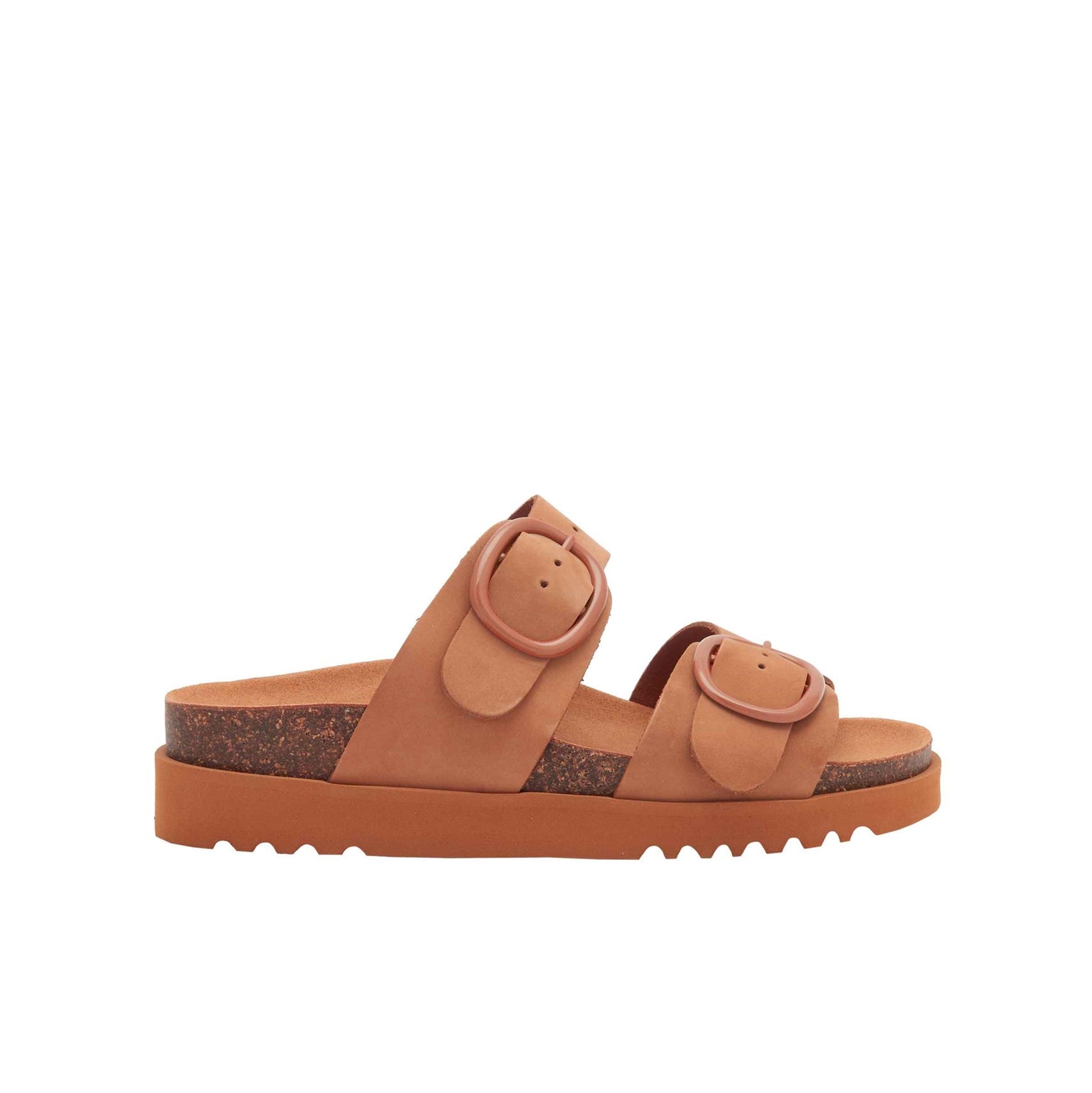 Pantoletten Braun Ambre